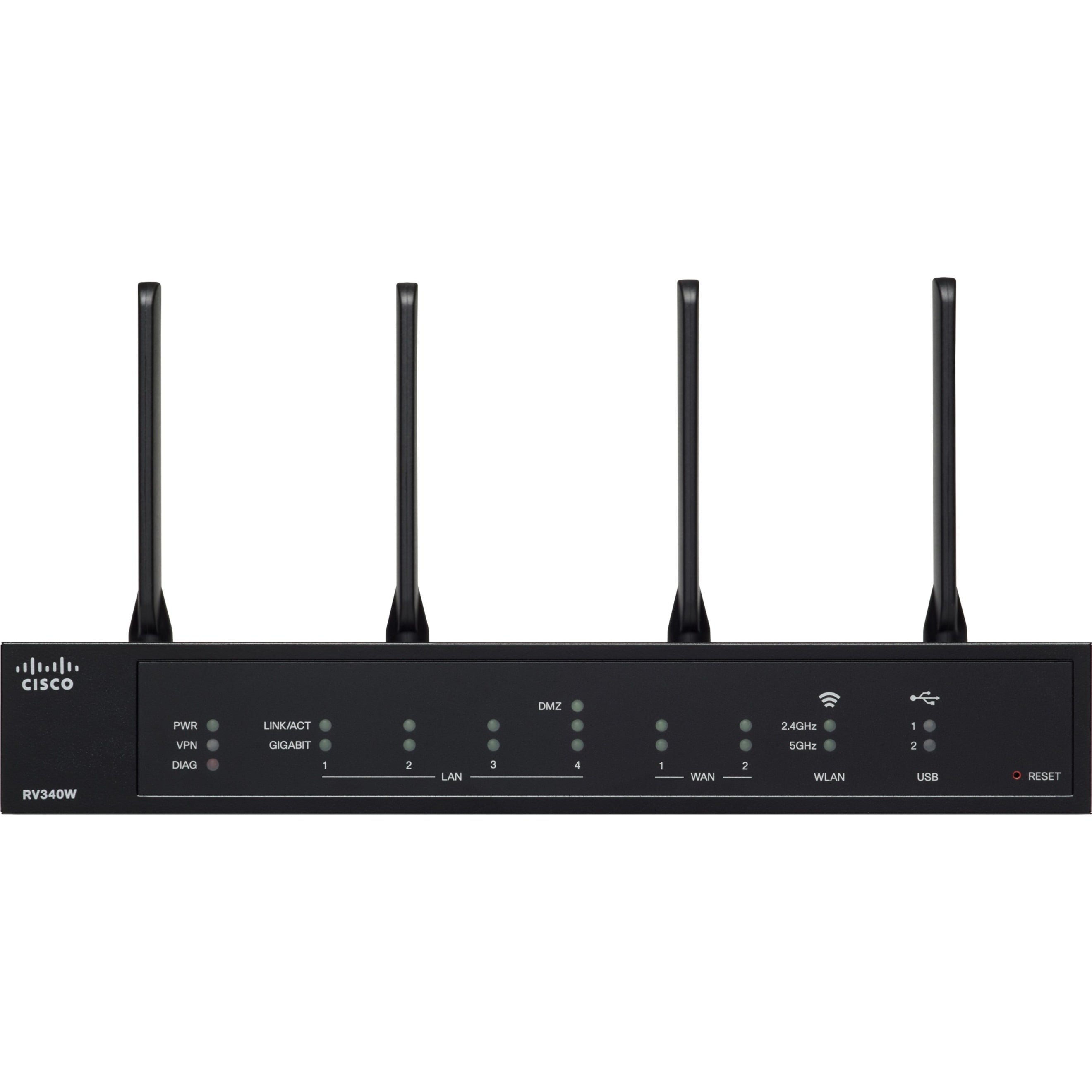 Cisco RV340W Wireless Router - Dual Band Gigabit Ethernet - VPN Support ...