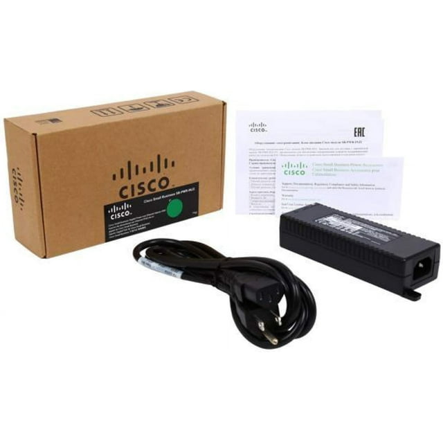 Cisco SB-PWR-INJ2 Network Adapter | 30W PoE Gigabit Ethernet Injector ...