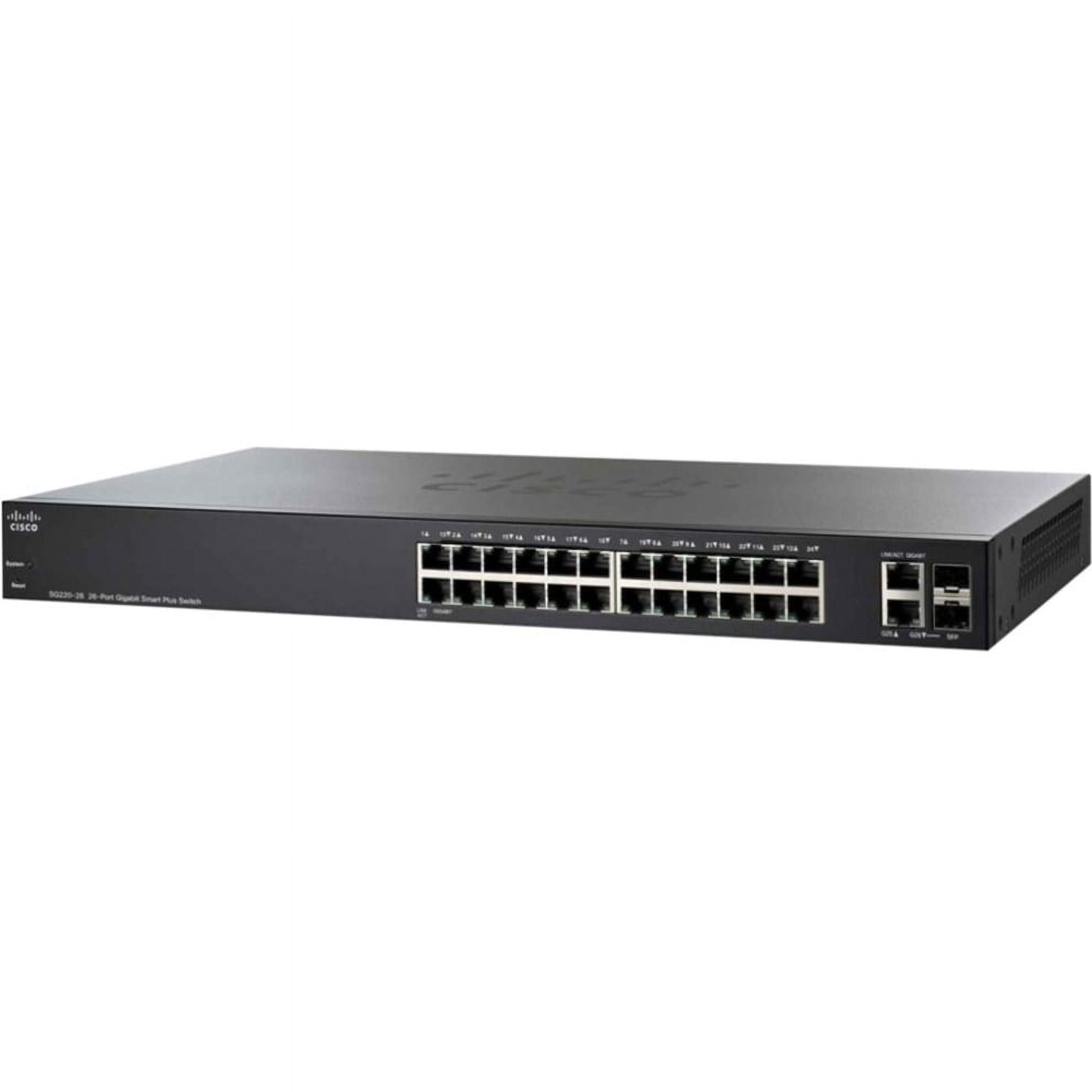 Cisco SG220-26 26-Port Gigabit Smart Switch - Walmart.com