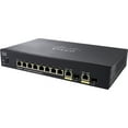 Cisco 10-Port Gigabit PoE Managed Switch with Ethernet Network Cable ...