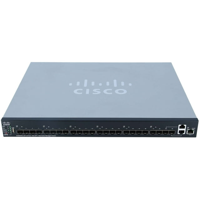 Cisco SG550X-24-K9-NA Systems 24 Port Stackable Switch - Walmart.com