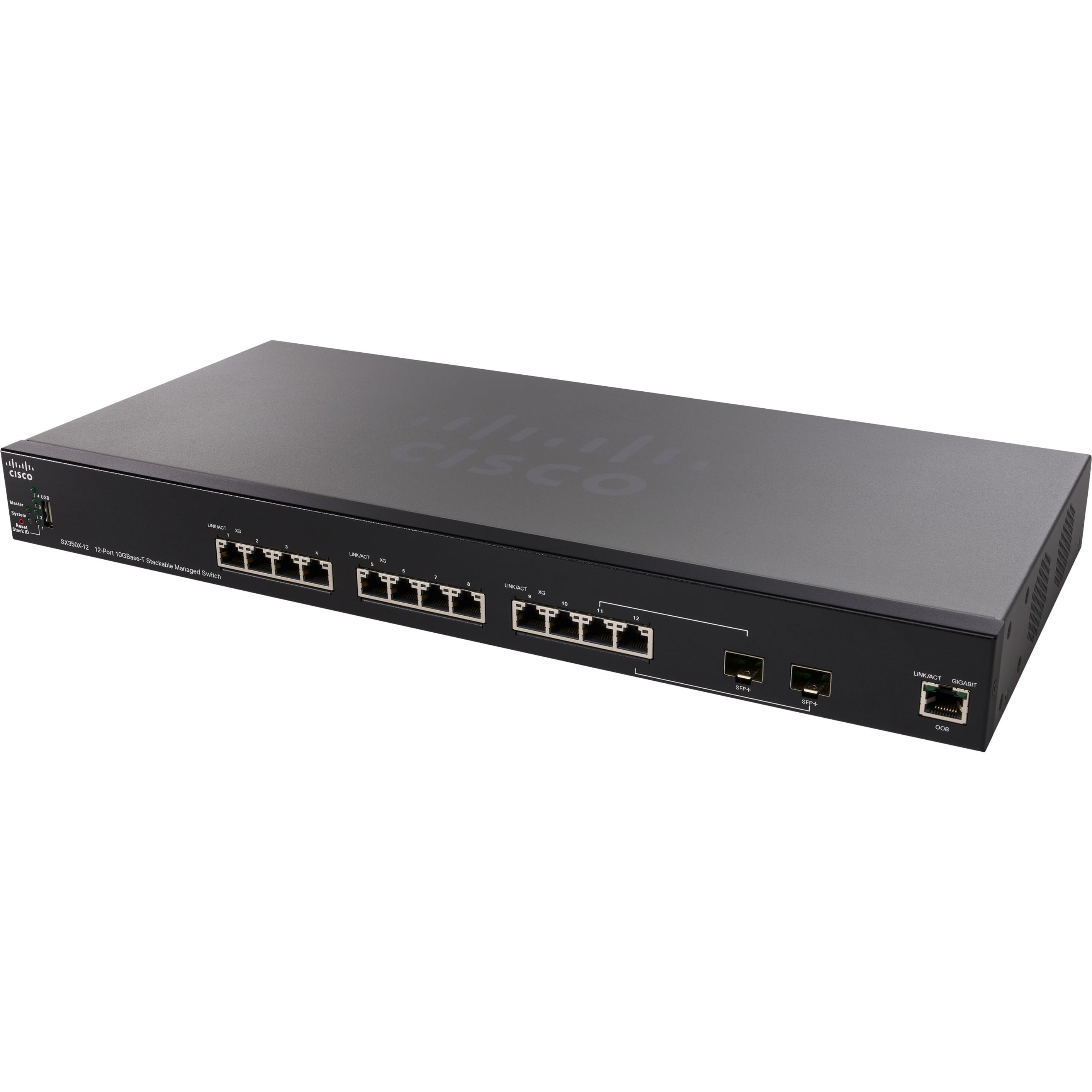 Cisco SX350X-12 12-Port 10GBase-T Stackable Managed Switch - Walmart.com