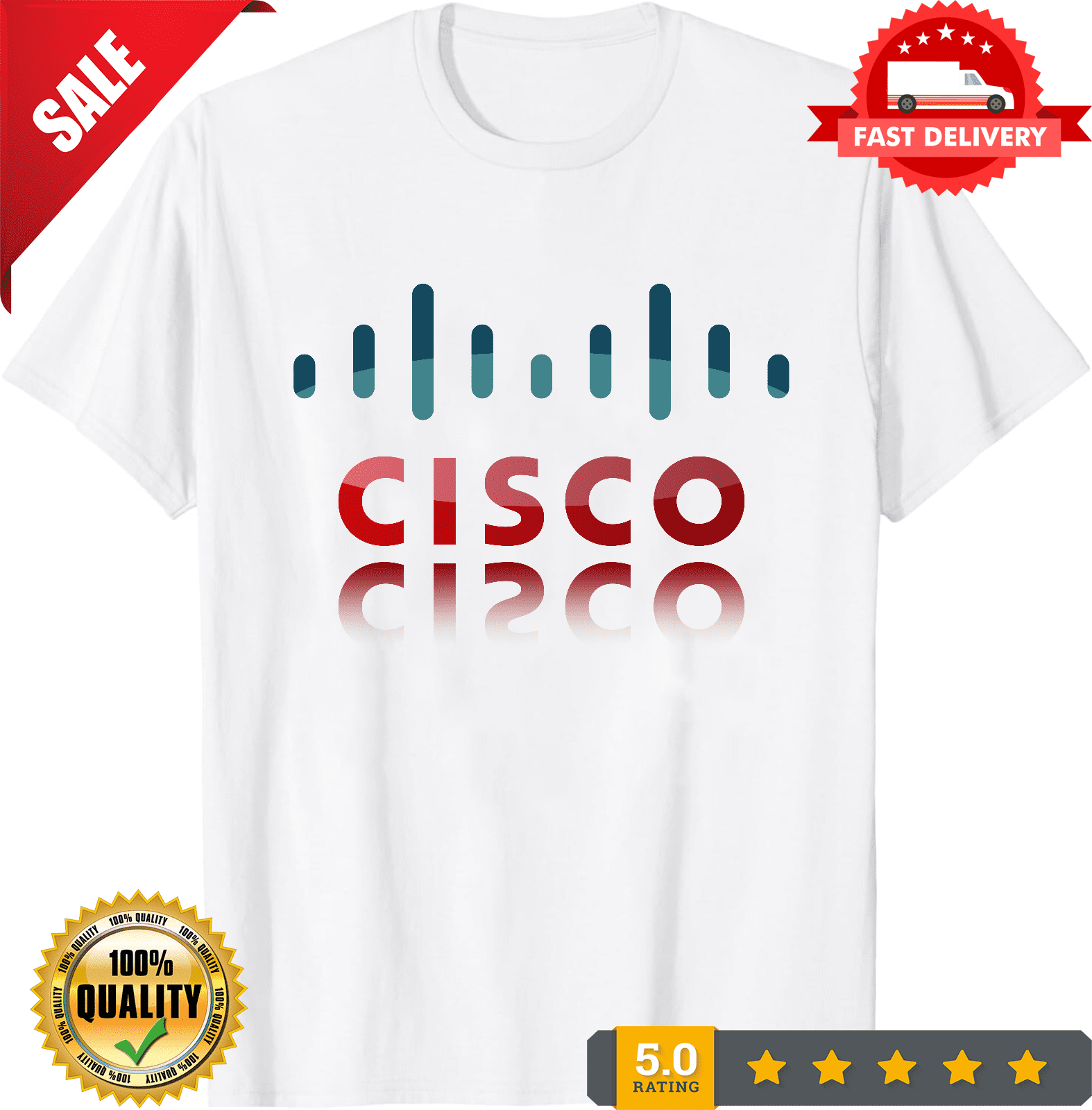 Cisco System Men's Black T-Shirt, ULTRA LIMITED-TH75461 - Walmart.com