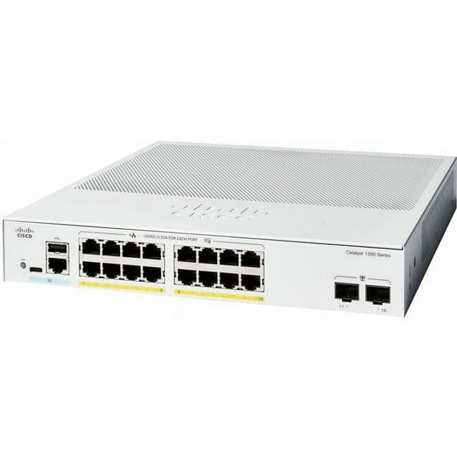 Cisco Systems C1300-16P-2G Catalyst 1300 16-port GE, PoE, 2x1G SFP ... Cisco Systems C1300-16P-2G Catalyst 1300 16-port GE, PoE, 2x1G SFP ...