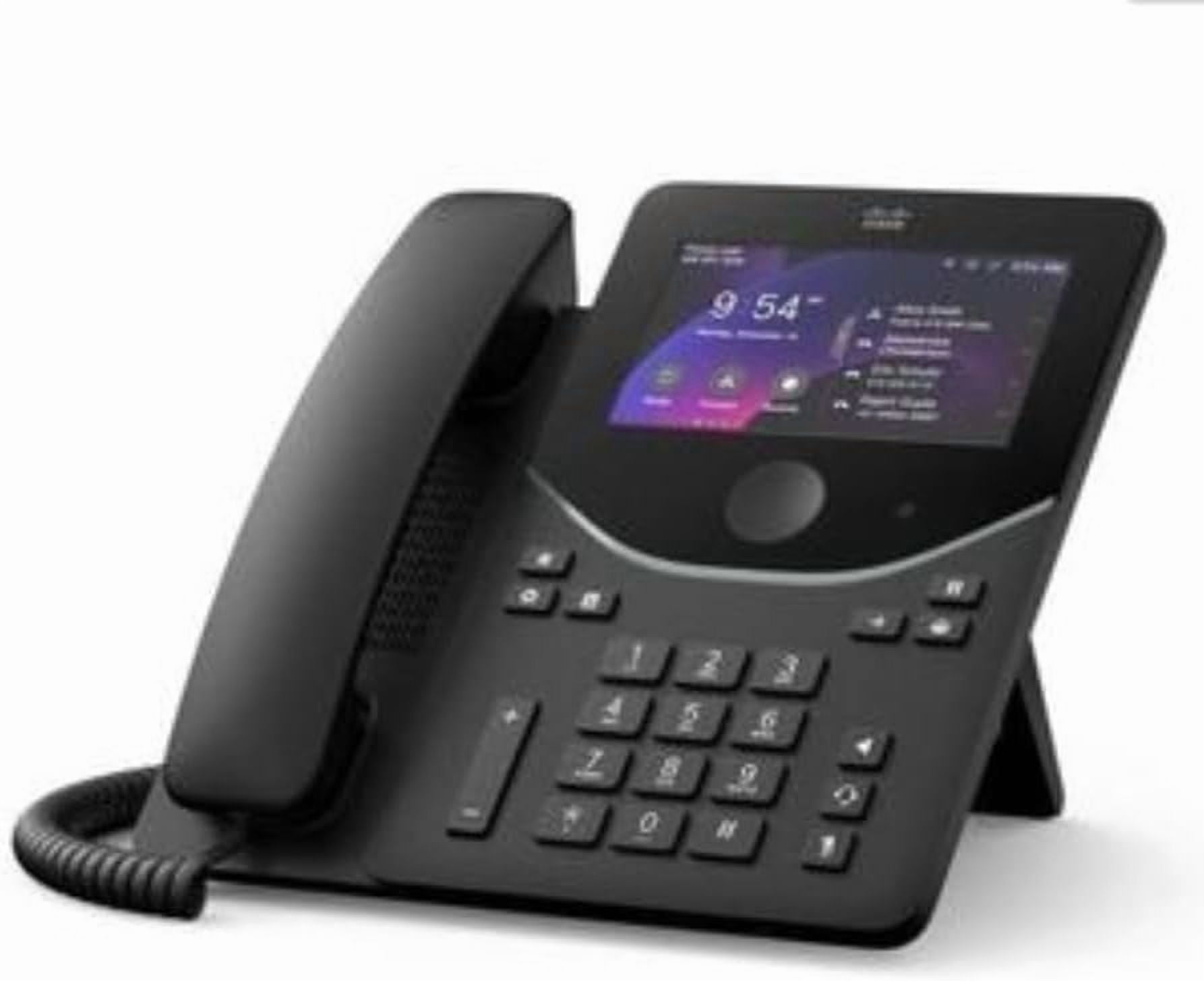 Cisco 9871 IP Phone, Corded, Corded/Cordless, Bluetooth, Wi-Fi, Desktop ...