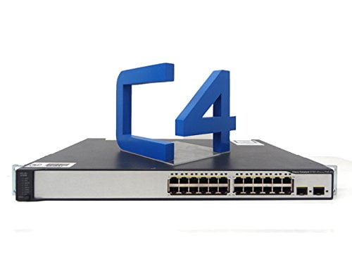 Cisco Systems WS-C3750V2-24PS-S CAT3750V2 24 10/100 PoE +-2 SFP ...