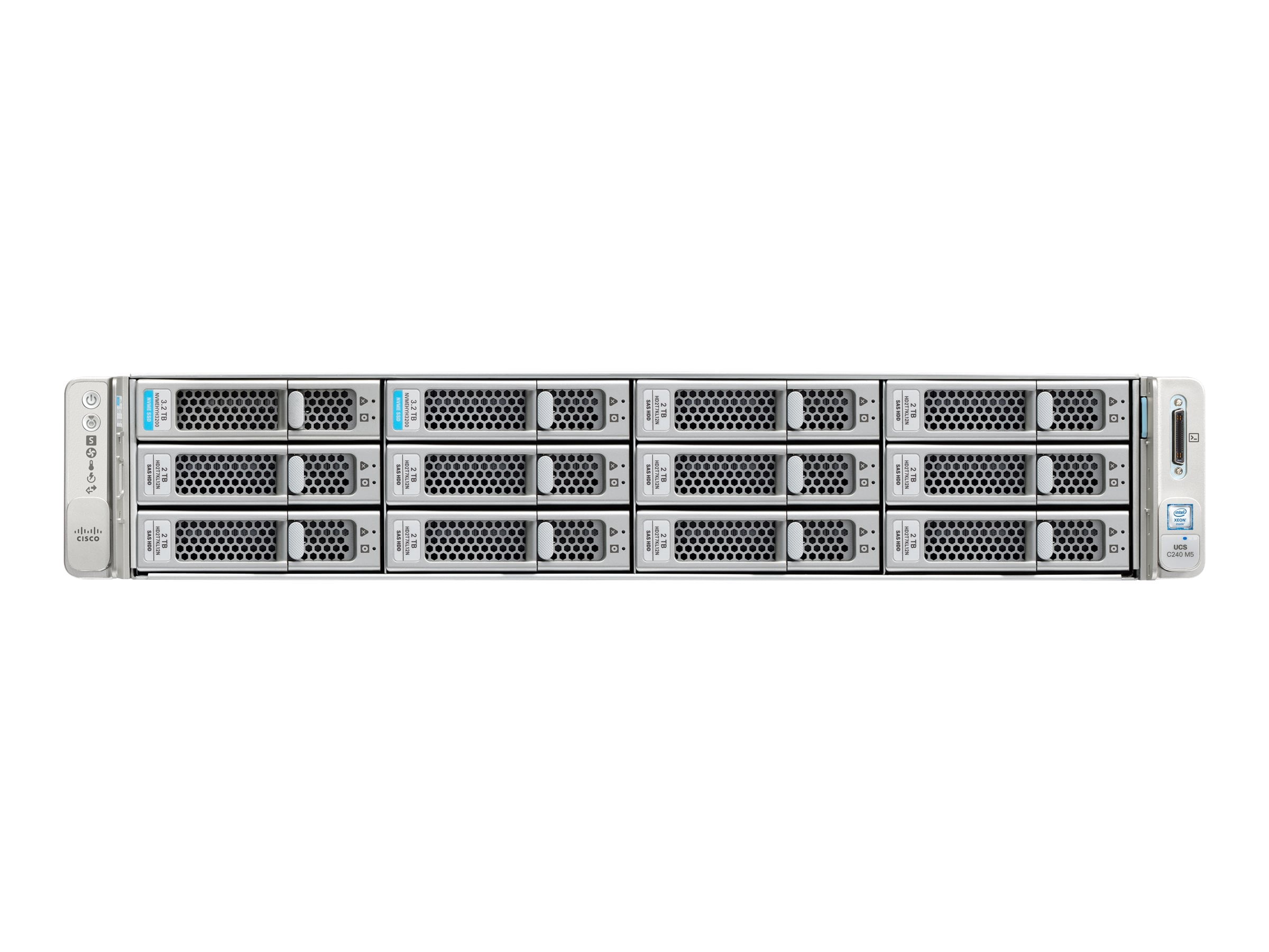 Cisco Barebone System, 2U Rack-mountable, Intel C620 Chipset, 2 x ...