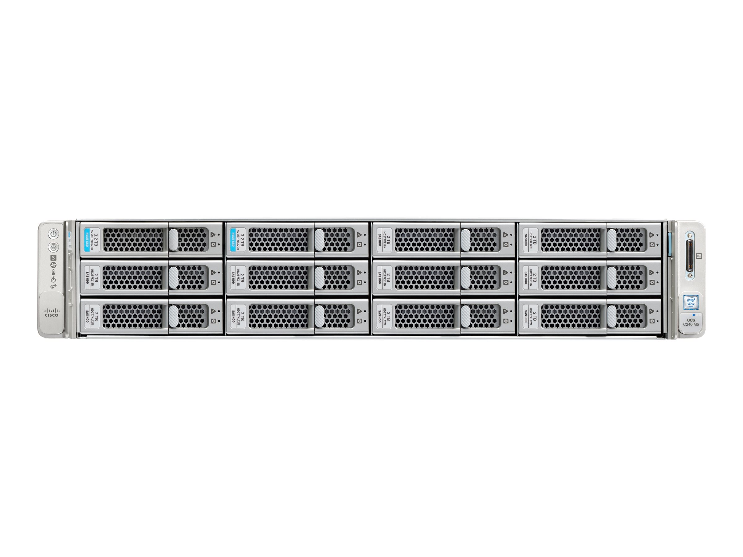 Cisco UCS C240 M5 LFF Rack Server - Server - rack-mountable - 2U - 2 ...