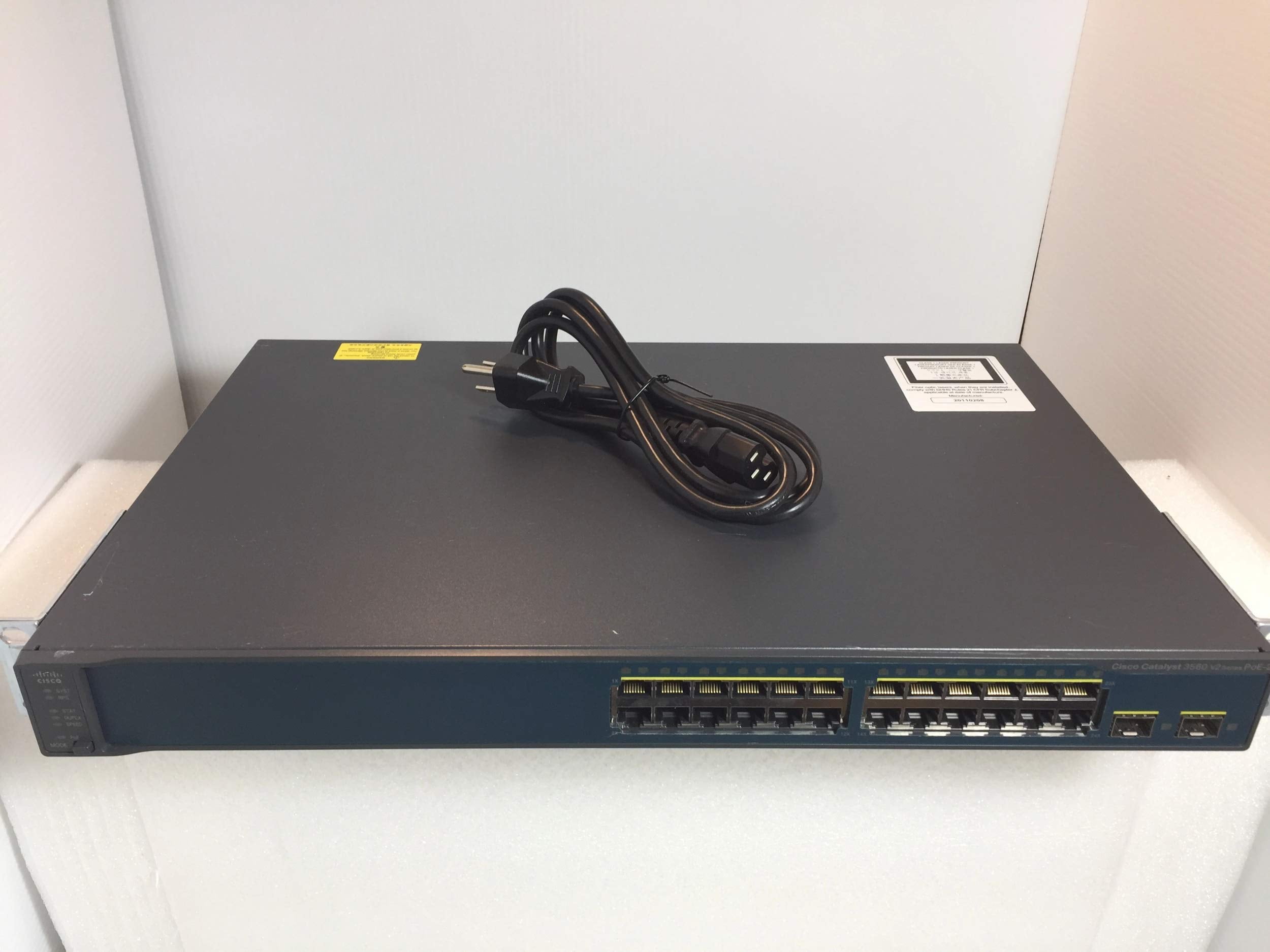 Cisco WS-C3560V2-24PS-S Catalyst 3560V2 24 Port 10/100 POE Switch ...