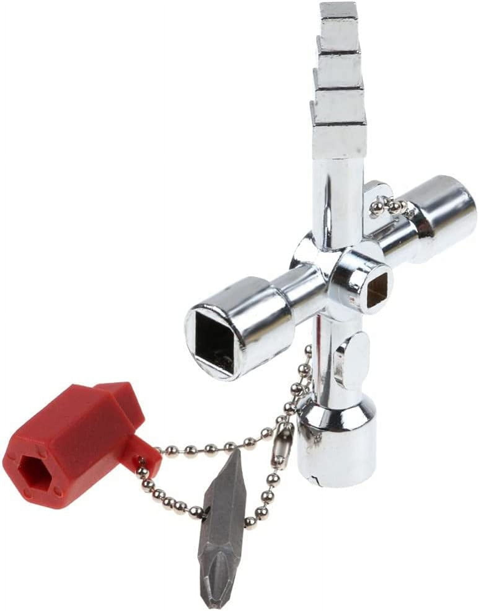 Cisea Tools 4 Way Wrench Square Triangle Wrench Universal Wrench Zinc ...