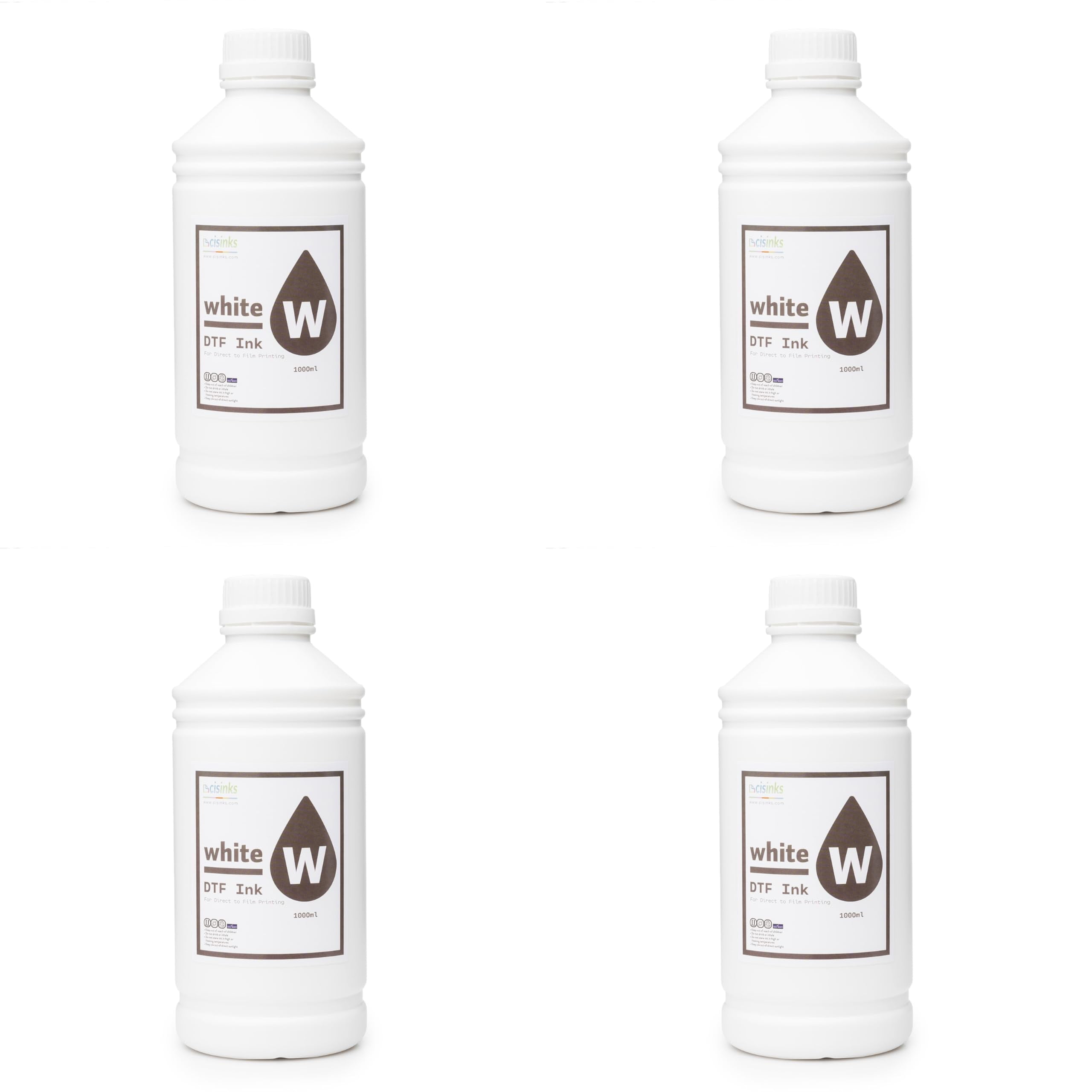 Cisinks Premium DTF Ink Bottle Refill Set 4000ML (1000ml x 4)- Direct ...
