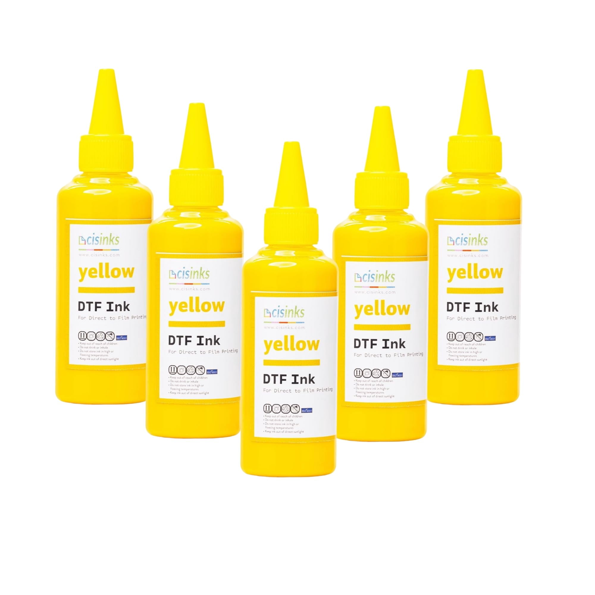 Cisinks Premium DTF Ink Bottle Refill Set 500ML- Direct to Film Heat ...