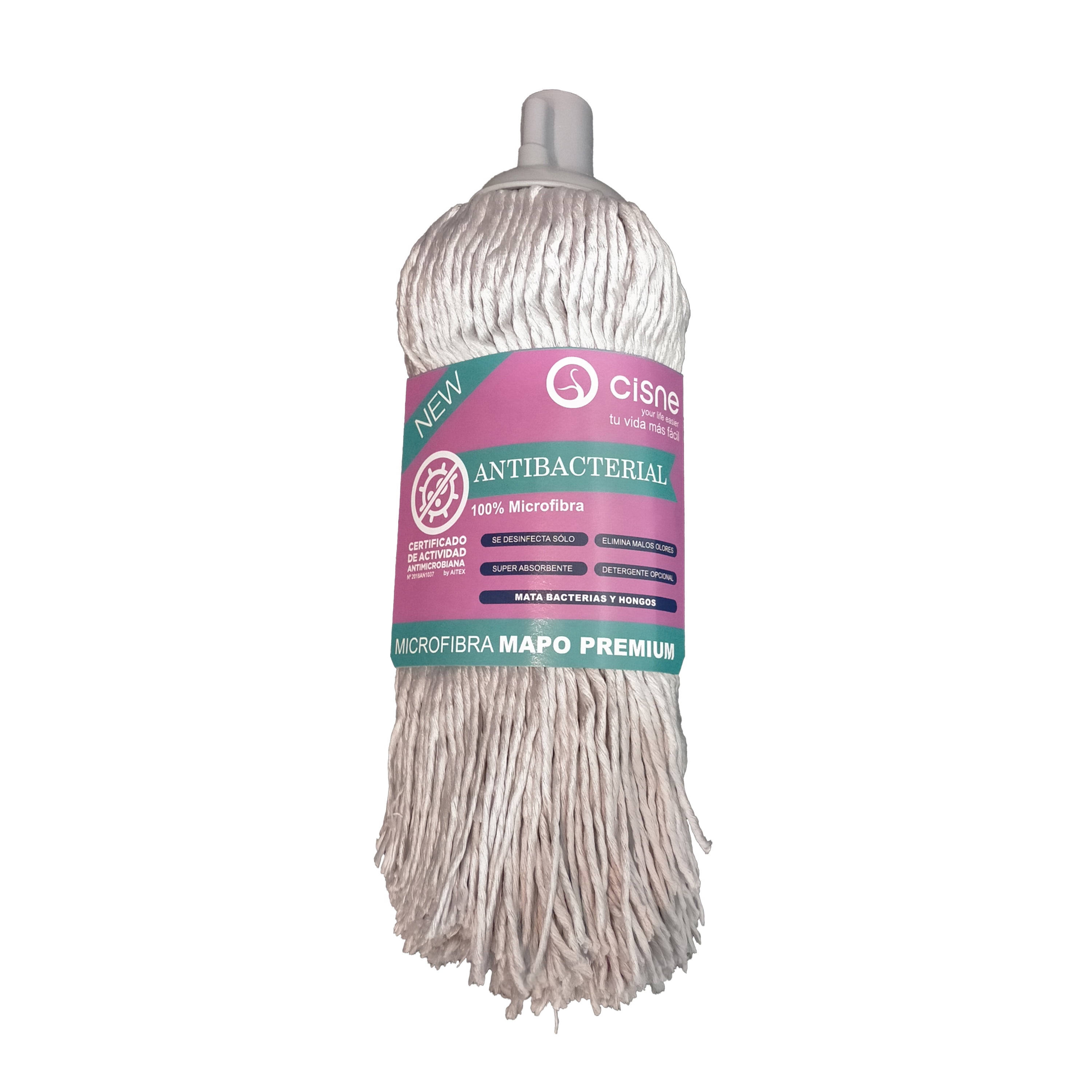Cisne Mops Mapo Cisne Antibacterial Plata - Walmart.com