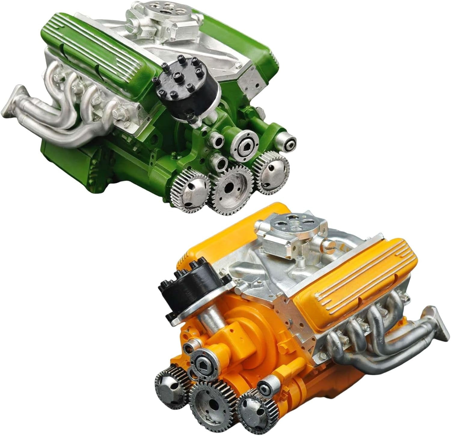 Cison V8 Engine Kit, Asoline Ohv V8 Small-Block Engine Model Kits, Mini ...