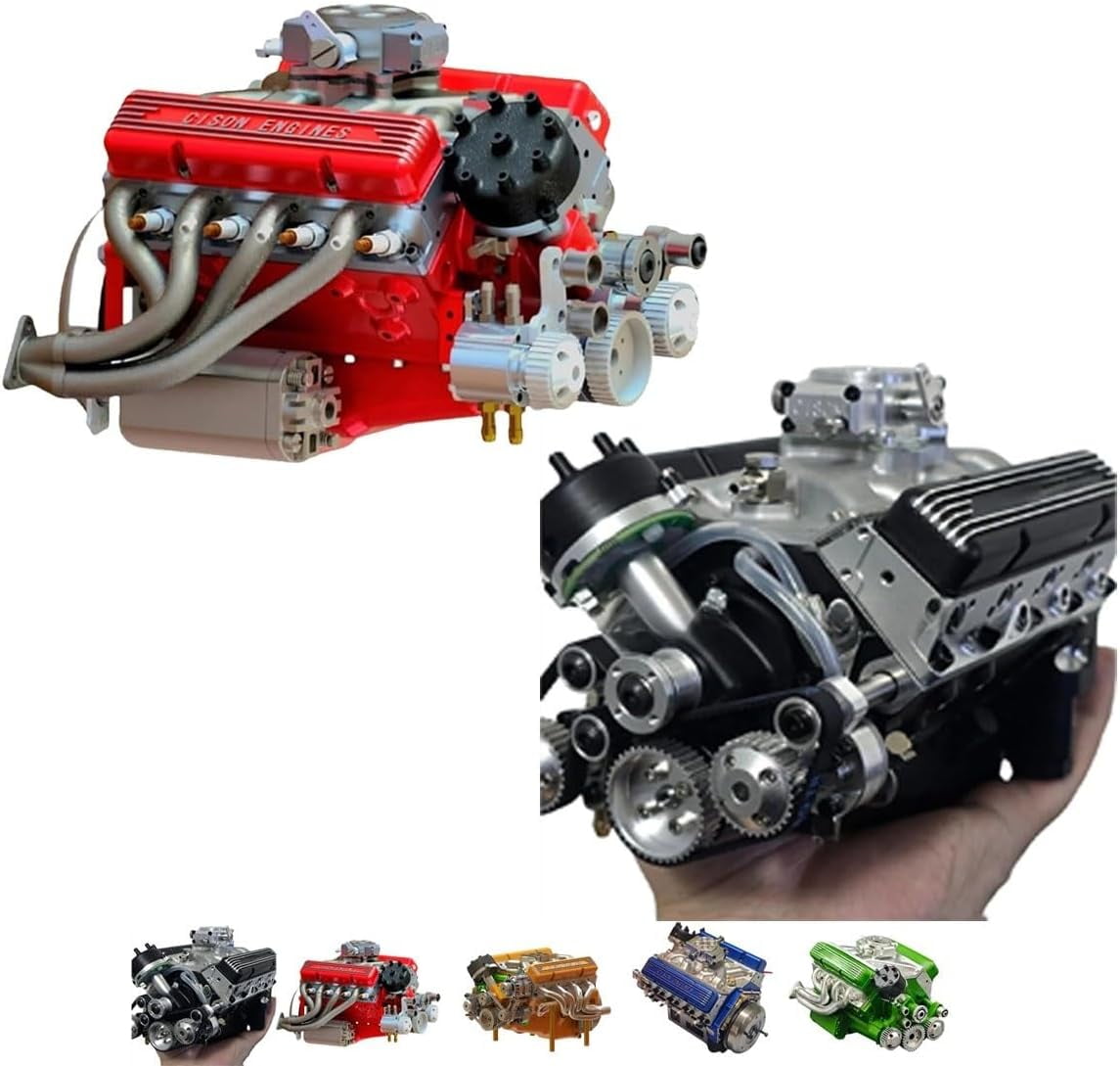 Cison V8 Engine Kit Gas, 2025 New Gasoline Ohv V8 Small-Block Engine ...