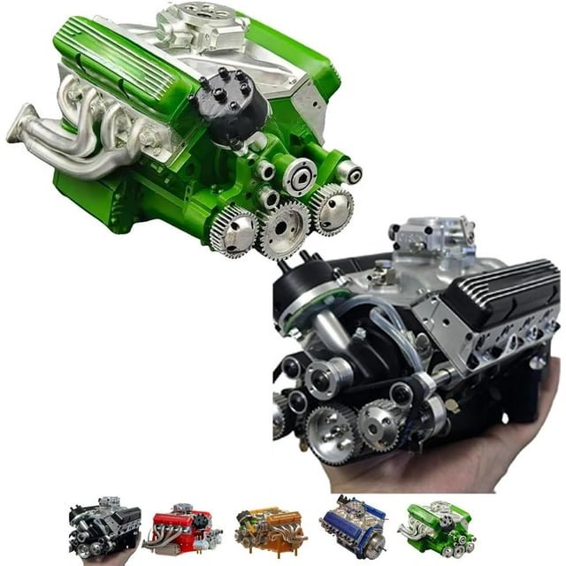 Cison V8 Engine Kit Gas - Gasoline Ohv V8 Small-Block Engine Model Kits ...