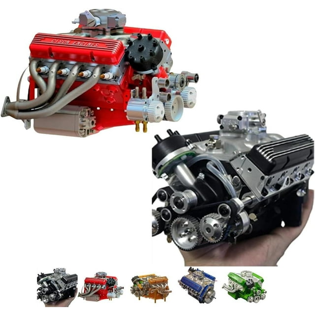 Cison V8 Engine Kit Gas - Gasoline Ohv V8 Small-Block Engine Model Kits ...