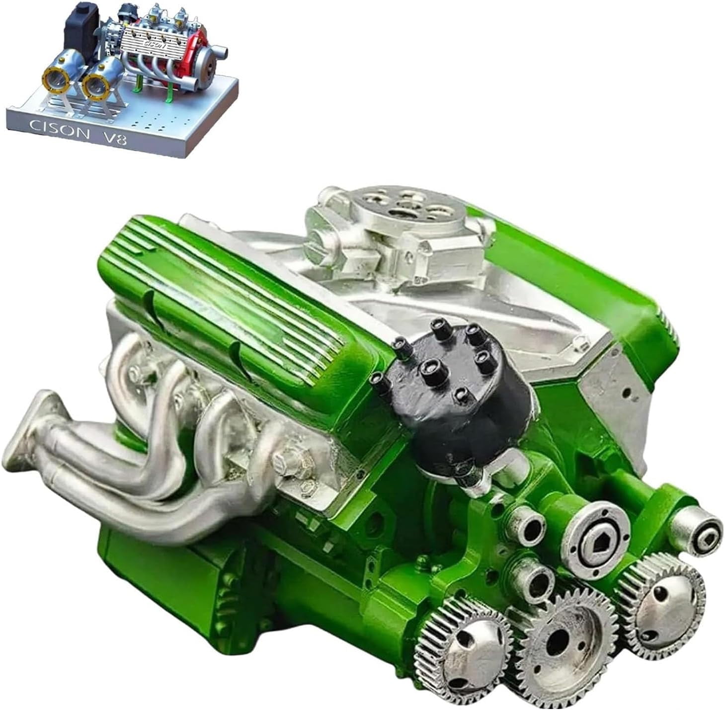 Cison V8 Engine Kit Gas, Gasoline Ohv V8 Small-Block Engine Model Kits ...