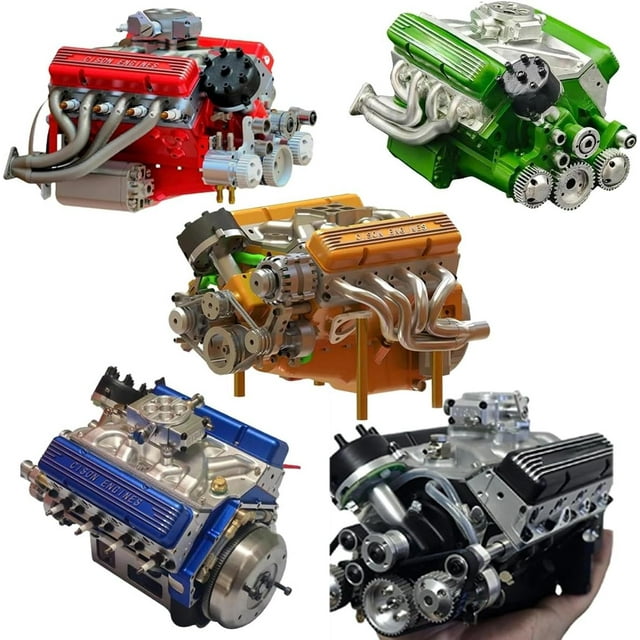Cison V8 Engine Kit Gas - Gasoline Ohv V8 Small-Block Engine Model Kits ...