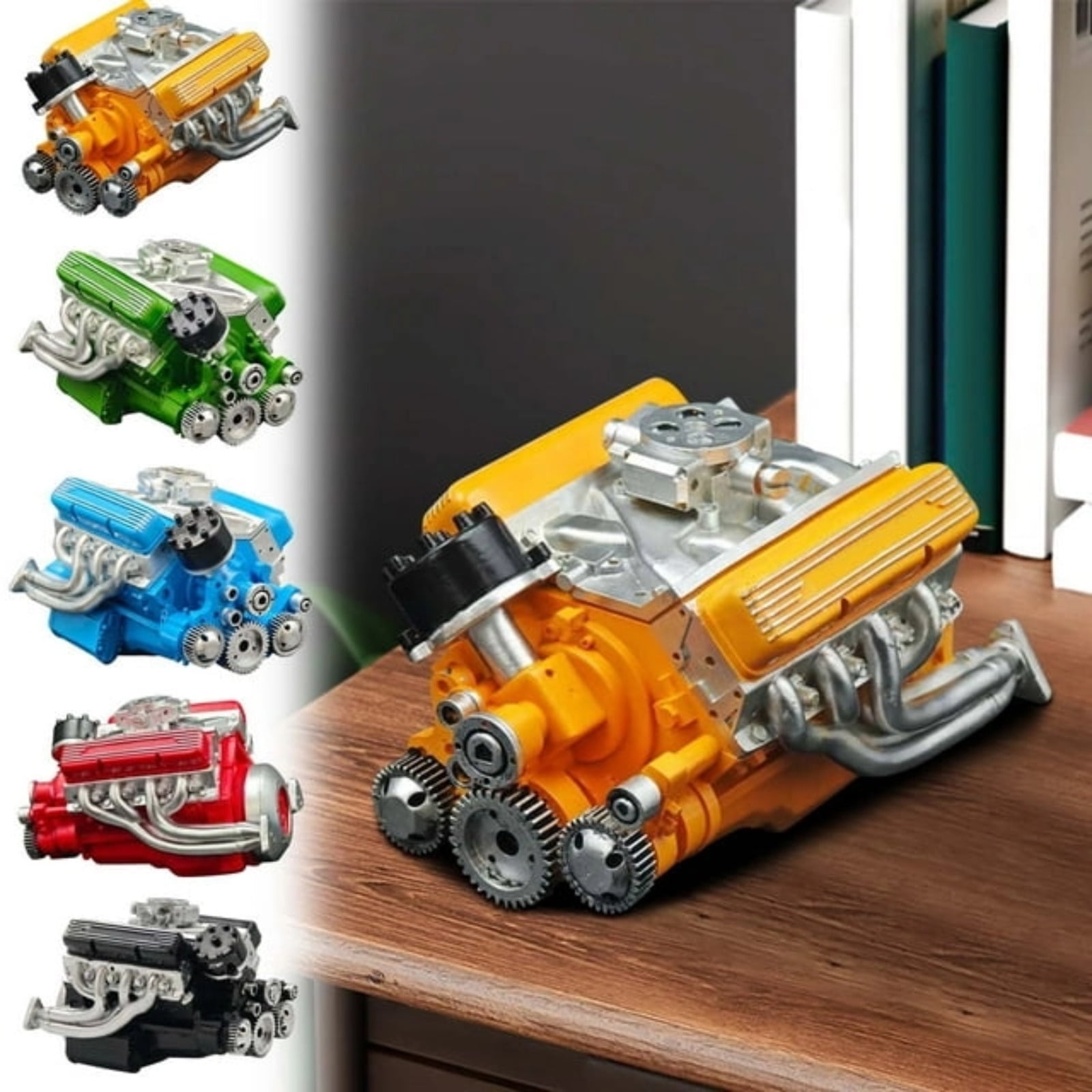 Cison V8 Engine Kit Gas, Gasoline Ohv V8 Small-Block Engine Model Kits ...