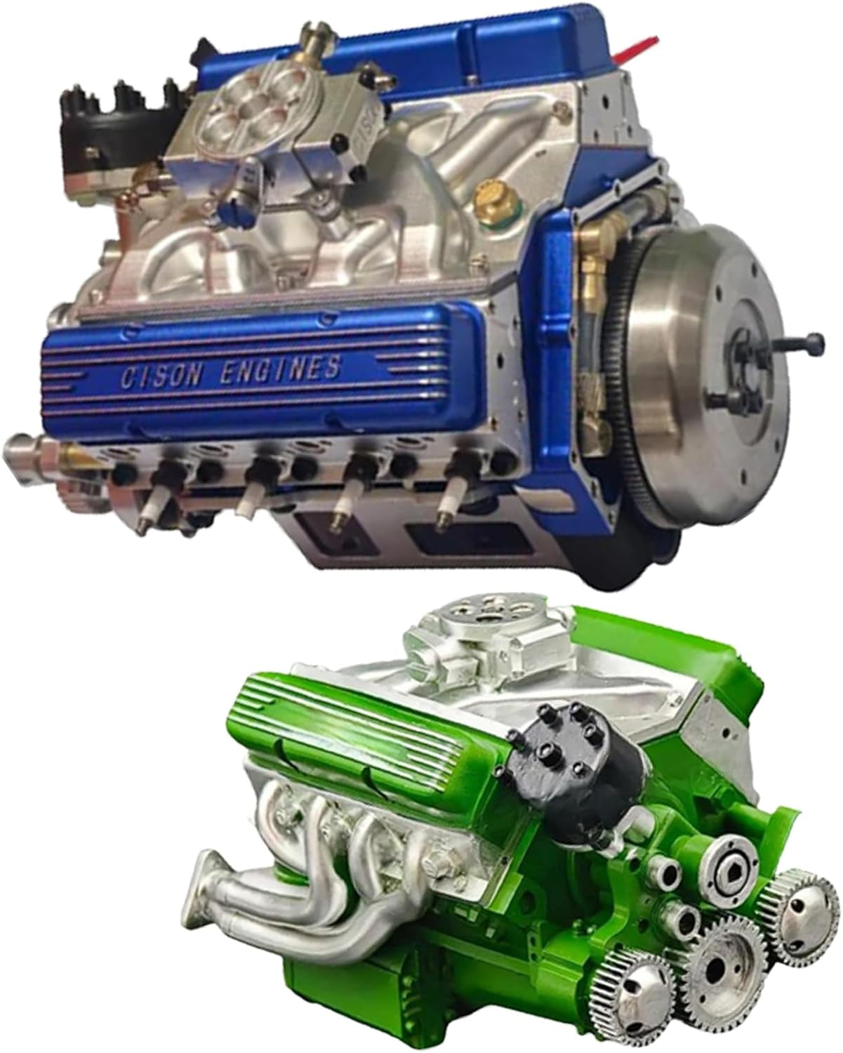 Cison V8 Engine Kit Gas - Gasoline Ohv V8 Small-Block Engine Model Kits ...