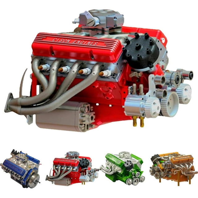 Cison V8 Engine Kit Gas Models - Gasoline Ohv V8 Small-Block Engine ...