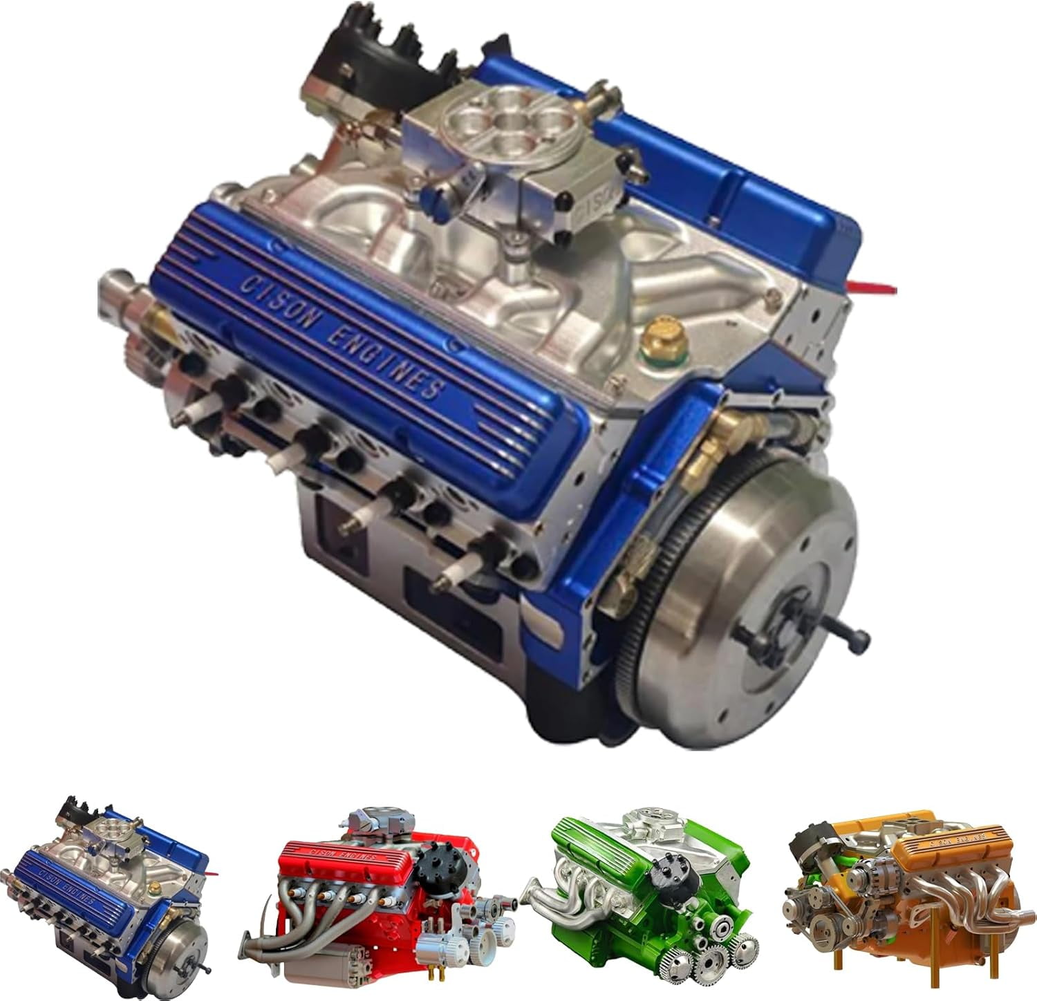 Cison V8 Engine Kit Gas Models - Gasoline Ohv V8 Small-Block Engine ...