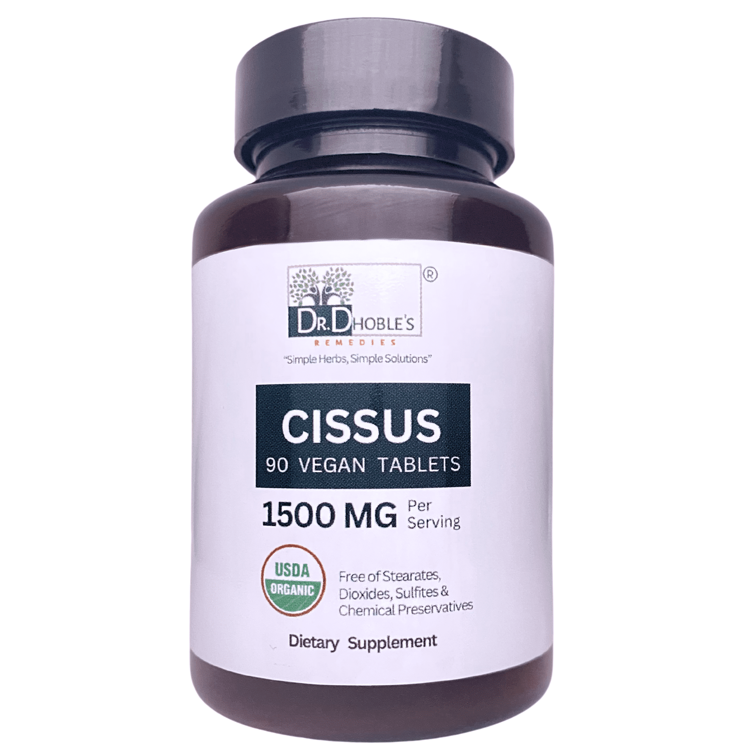 Cissus Quadrangularis Tablets, USDA Organic, Bone and Joint Supplement ...