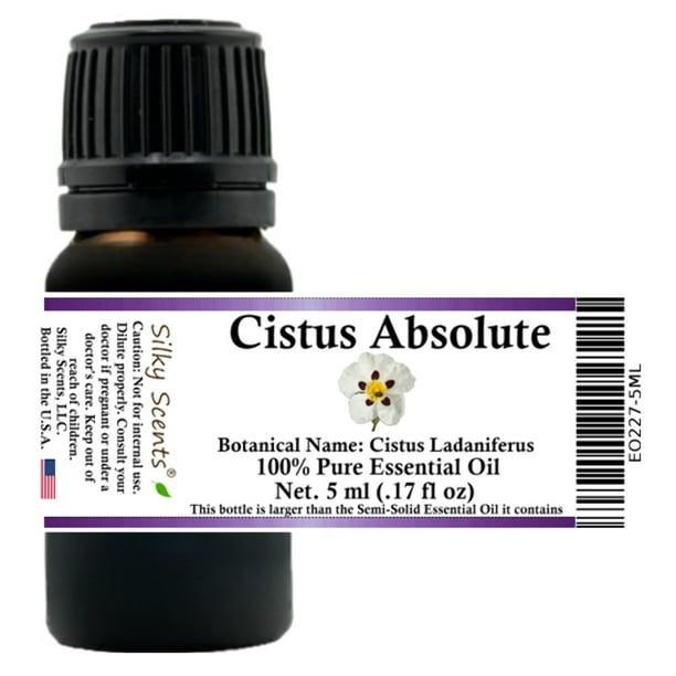 Cistus Absolute Essential Oil 100% Pure and Natural 5 ml - SEMI-Solid ...