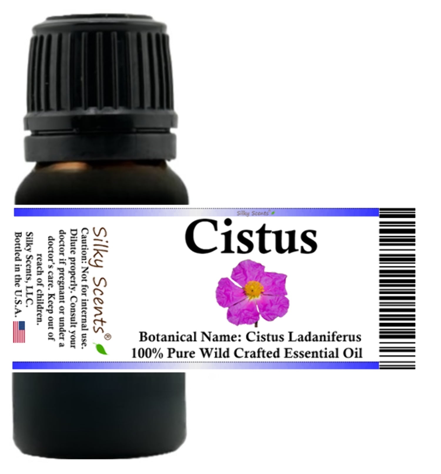 Cistus Wild Crafted Essential Oil 100% Pure and Natural 10 ml (1/3 oz ...