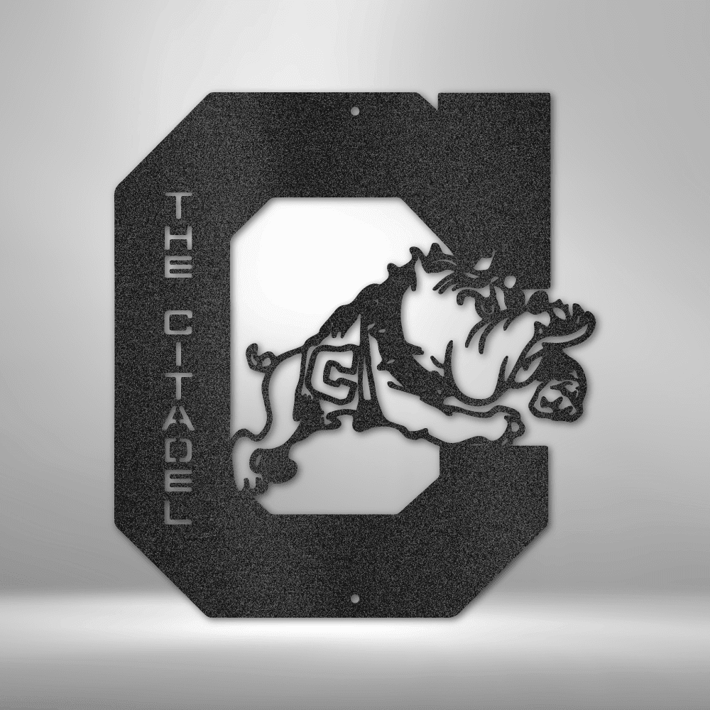 Citadel Bulldog Steel Sign Laser Cut Powder Coated Home & Office Metal ...