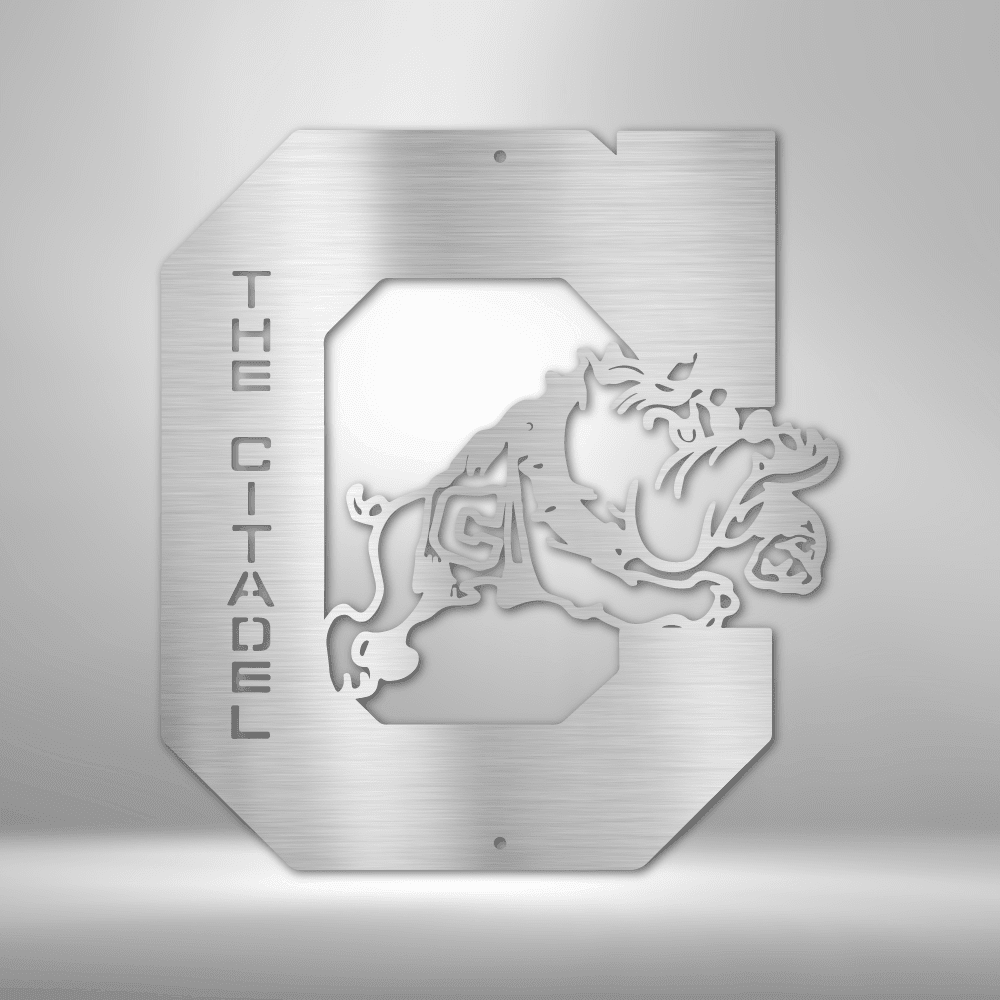 Citadel Bulldog Steel Sign Laser Cut Powder Coated Home & Office Metal ...
