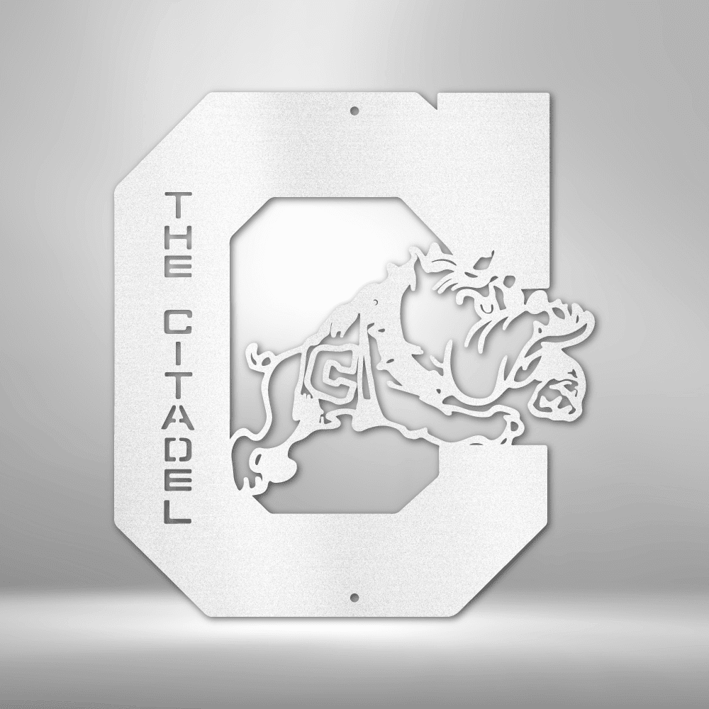 Citadel Bulldog Steel Sign Laser Cut Powder Coated Home & Office Metal ...