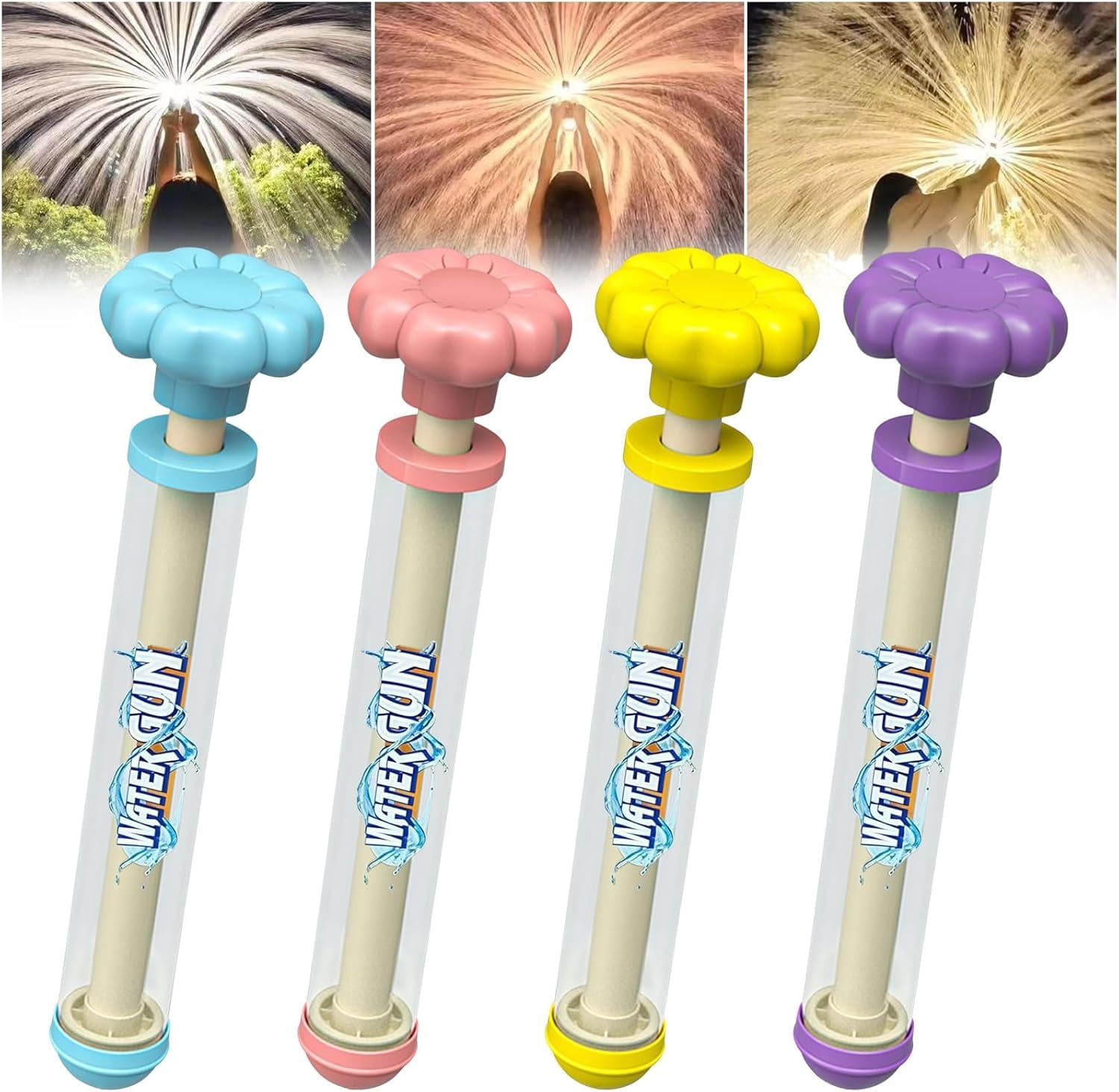 Cithway Firework Water Gun, 4PCS Fireworks Water Gun, Couples Romantic ...