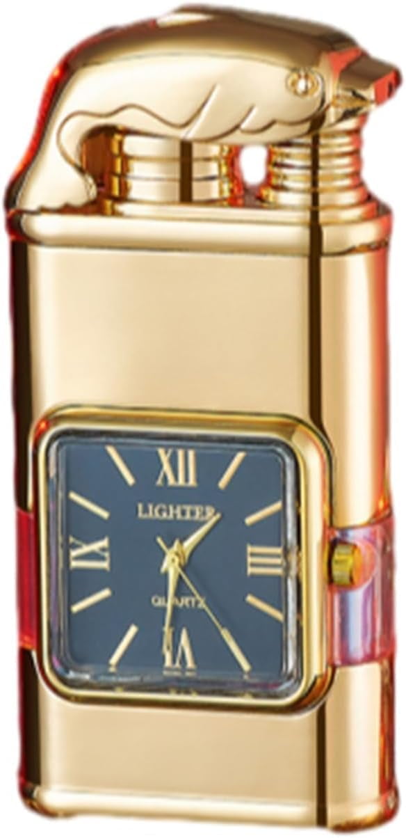 Cithway Windproof Dual-Flame Vintage Watch Lighter, 2025 New Personalized Creative Dual Flame ...