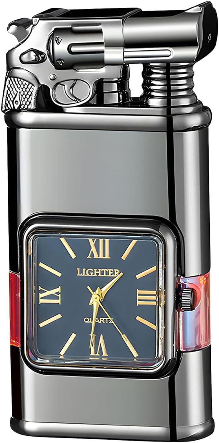 Cithway Windproof Dual-Flame Vintage Watch Lighter, 2025 New Windproof Dual-Flame Vintage Watch ...