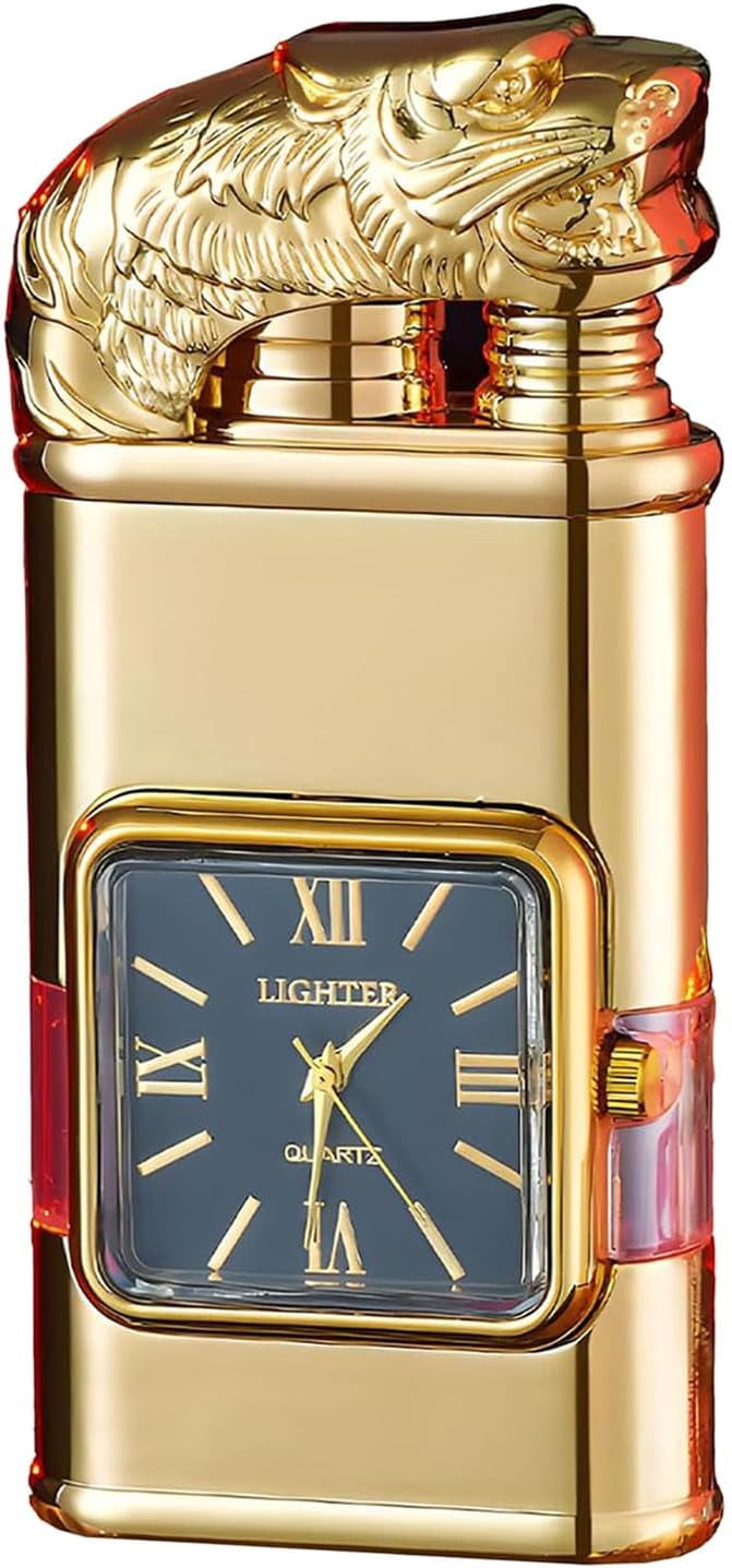 Cithway Windproof Dual-Flame Vintage Watch Lighter, 2025 New Windproof ...