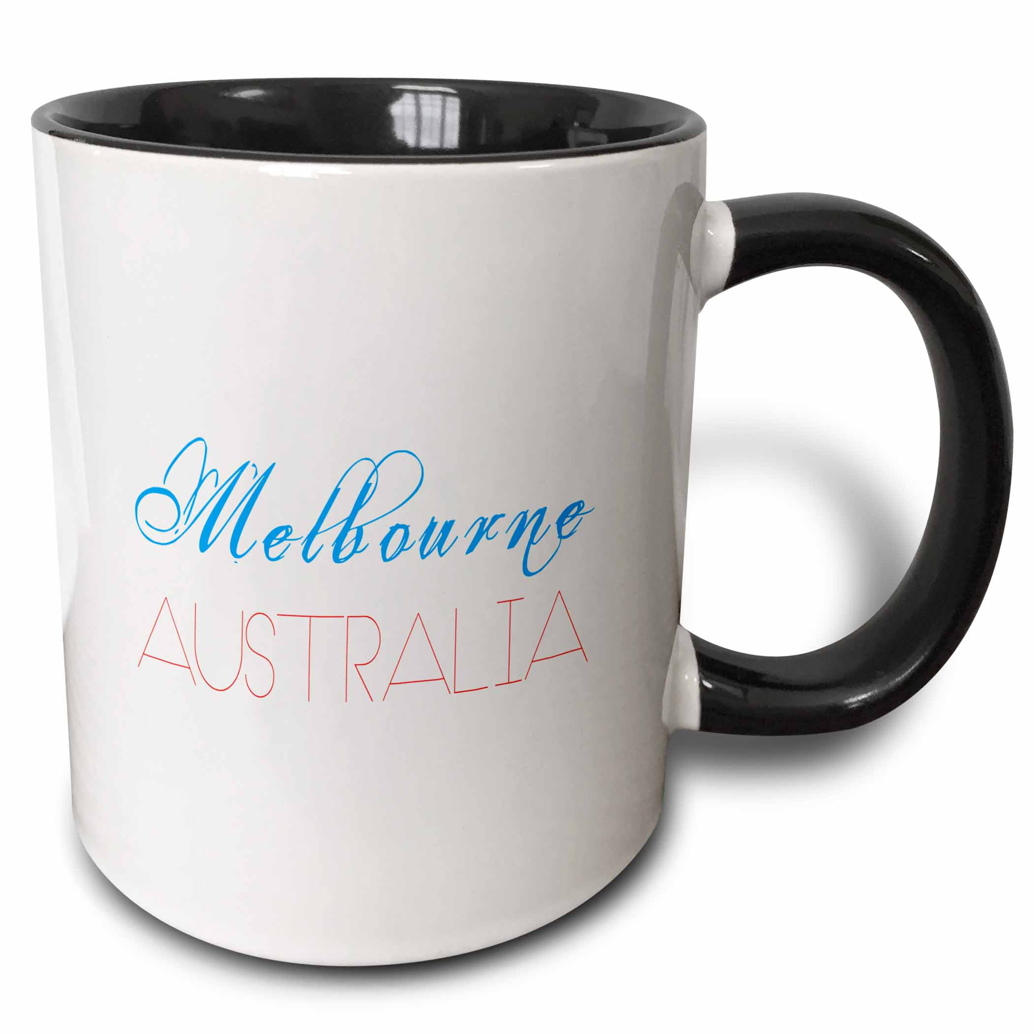 3drose, Cities of the World - Melbourne Australia Red, Blue Text on ...