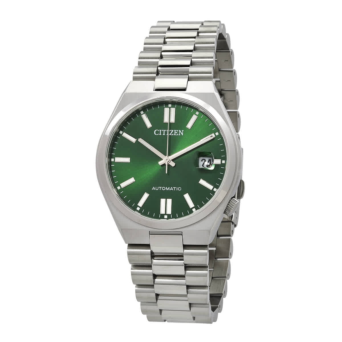 Citizen Tsuyosa Stainless Steel Green Dial Automatic NJ0150-81X Men's ...