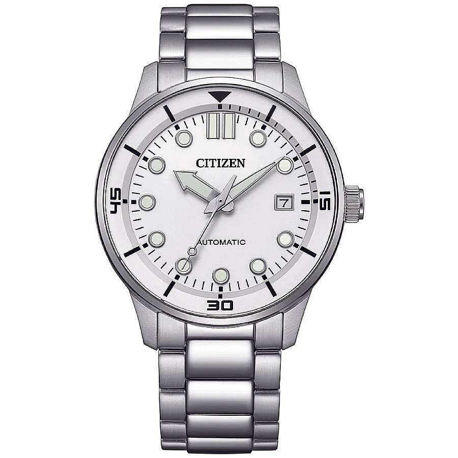 Citizen Automatic White Dial Men's Watch NJ0191-83A - Walmart.com