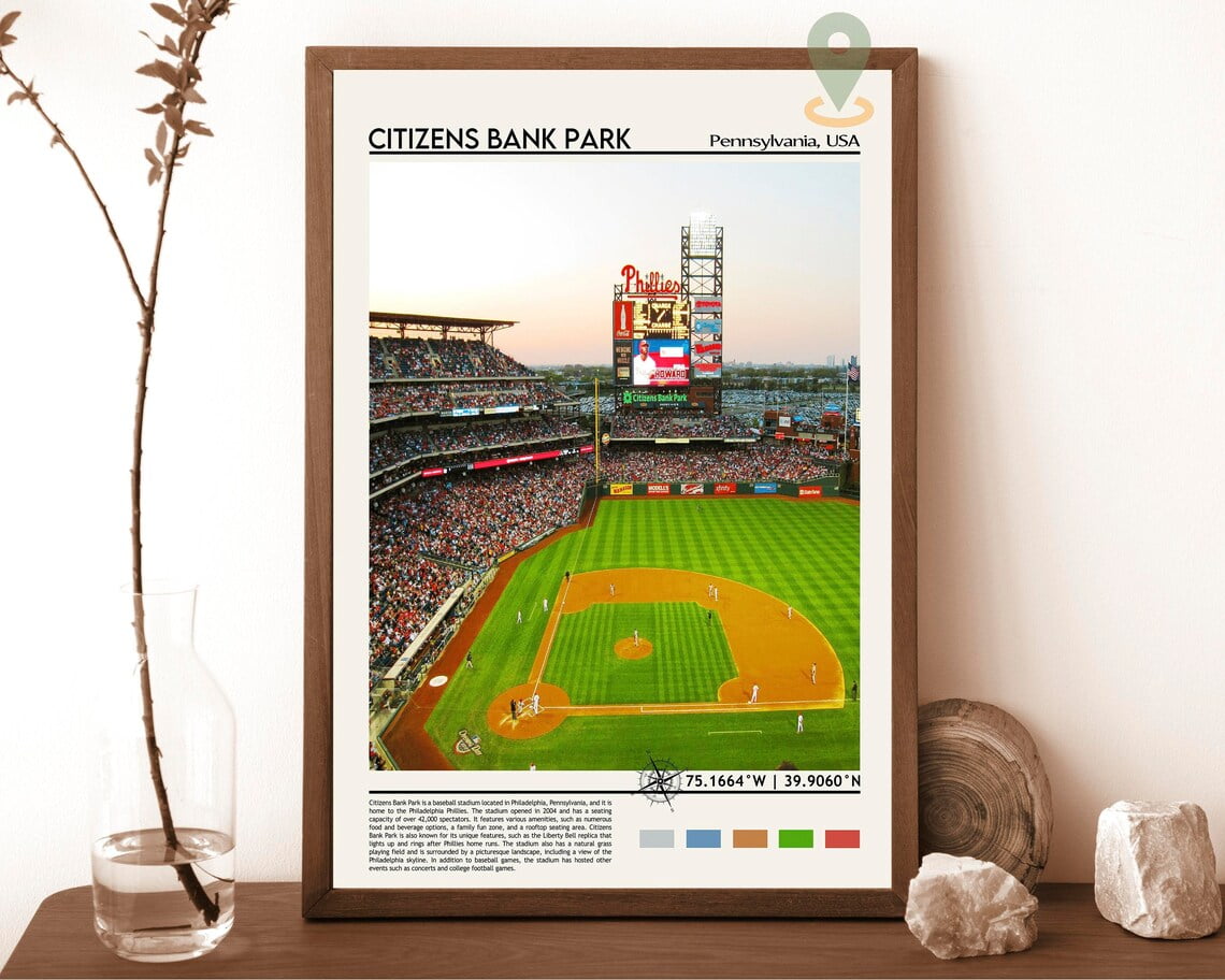Citizen Bank Park Print, Citizen Bank Park Poster, Citizen Bank Park ...