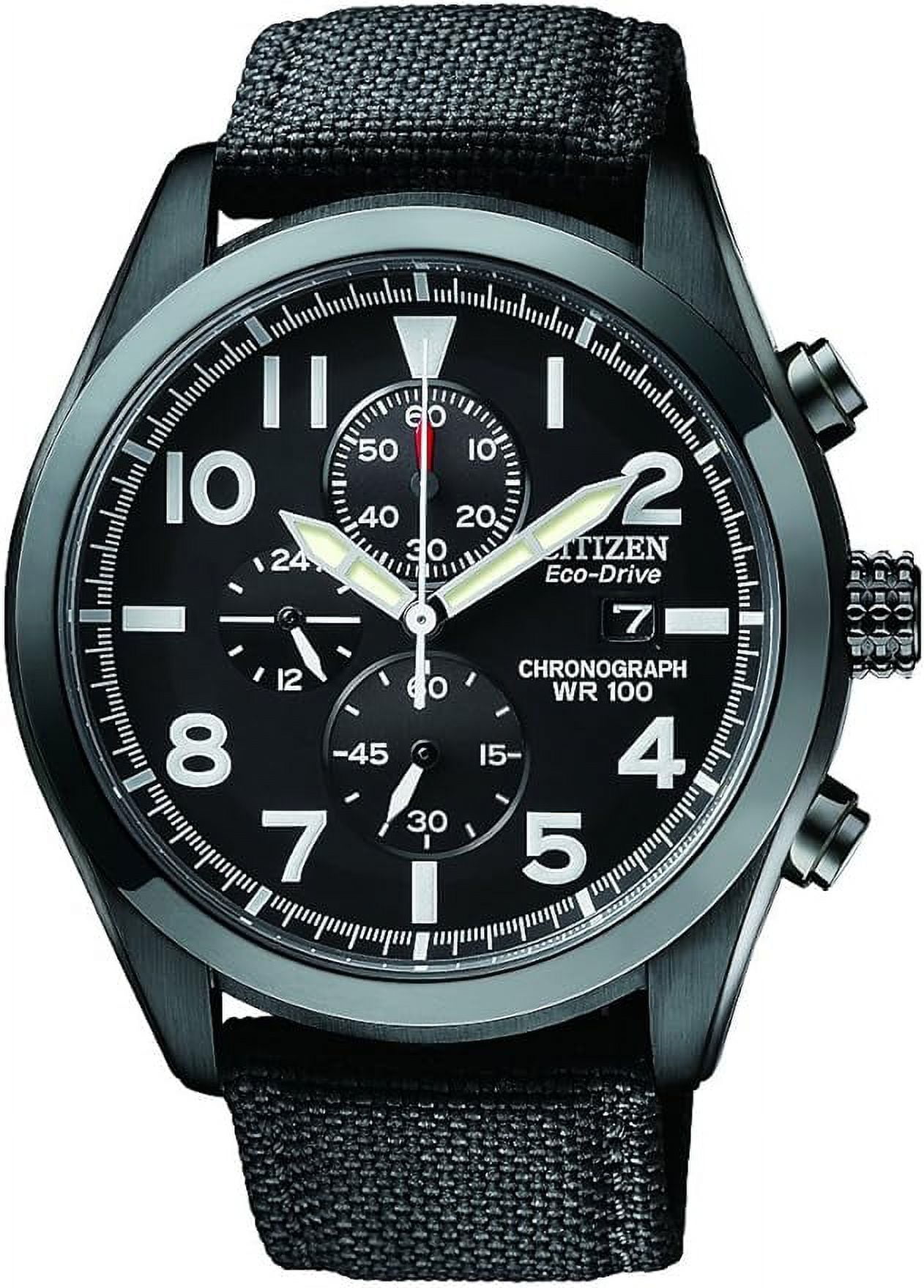 Citizen CA0255-01E Sport Eco-Drive Chronograph Strap Watch - Walmart.com