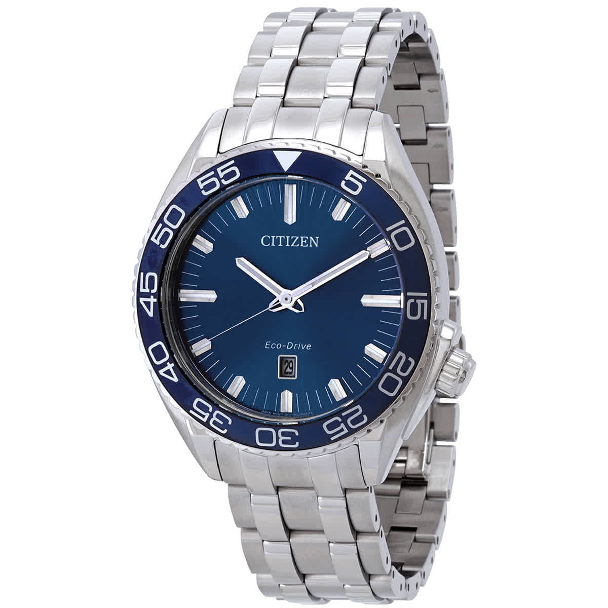Citizen Carson Eco-Drive Blue Dial Men's Watch AW1770-53L - Walmart.com