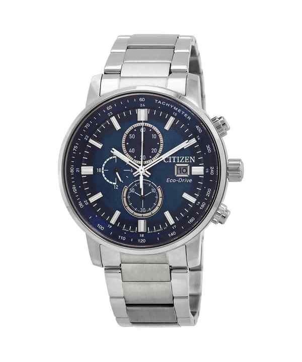 Citizen Chronograph Eco-Drive Blue Dial Men's Watch CA0840-87L ...