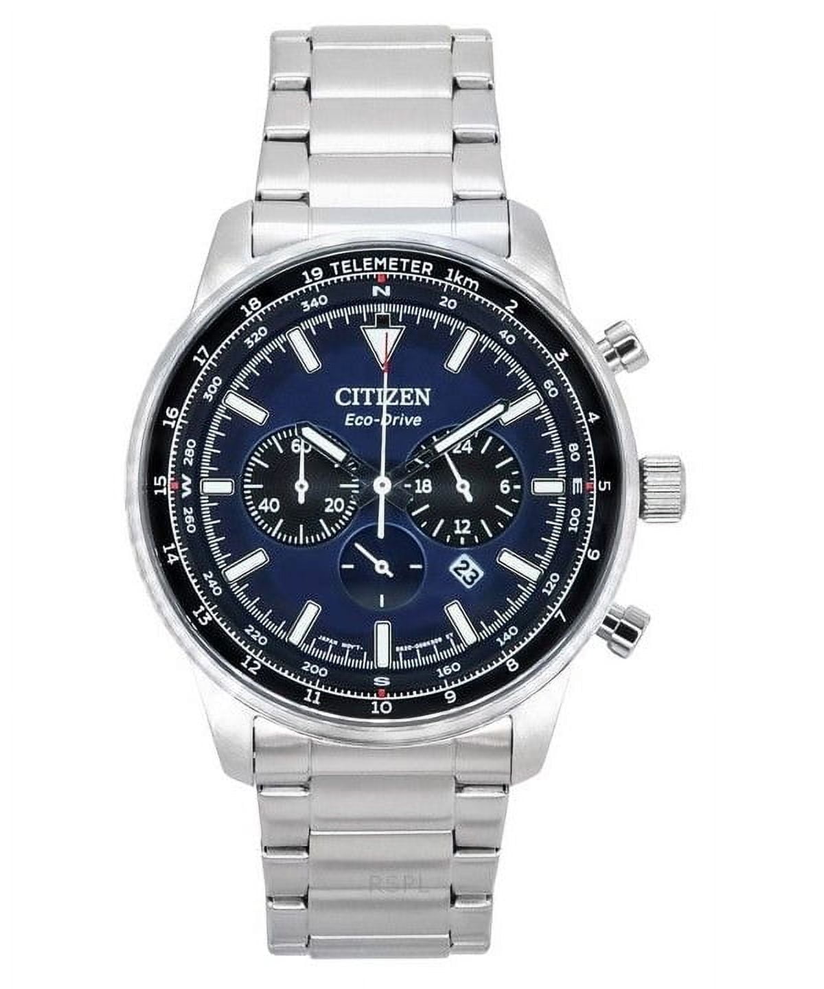 Citizen Chronograph Eco-Drive Blue Dial Men's Watch CA4500-91L ...