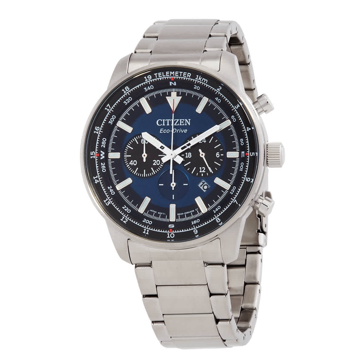 Citizen Chronograph Eco-Drive Blue Dial Men's Watch CA4500-91L ...