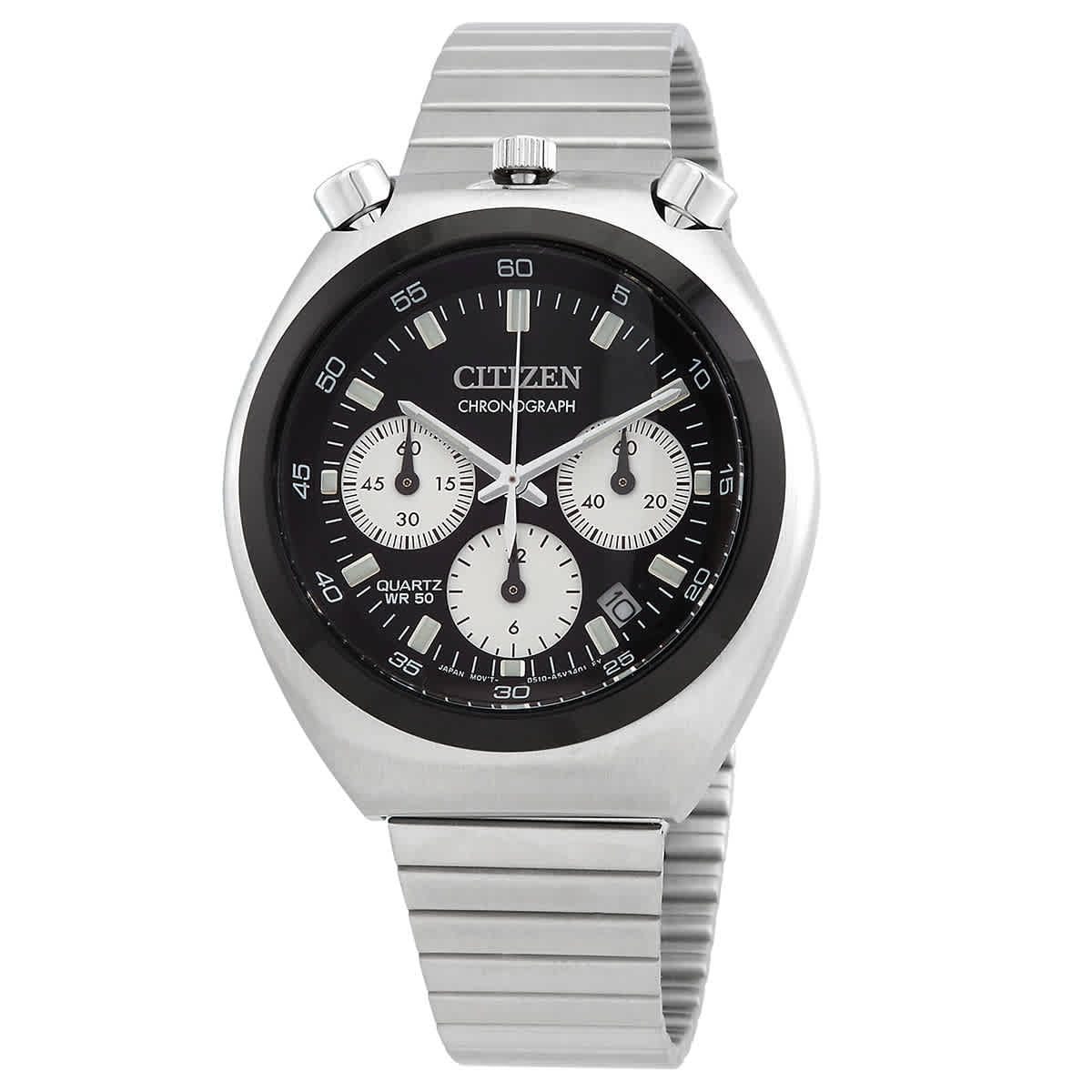 Citizen Chronograph Quartz Black Dial Men's Watch AN3660-81E - Walmart.com