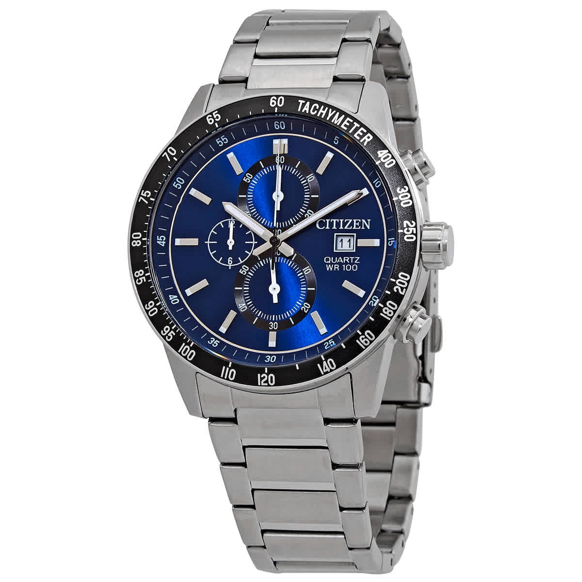 Citizen Men's Chronograph Quartz Watch, Blue Dial, AN3600-59L - Walmart.com