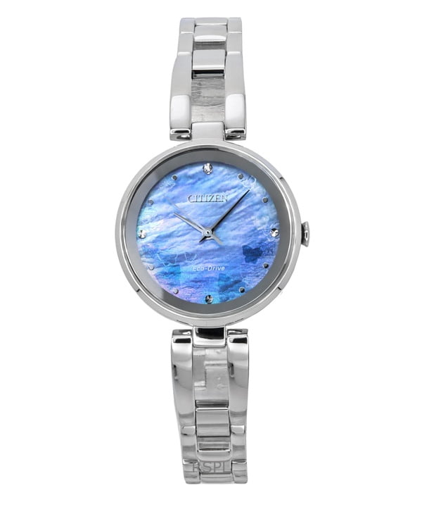 Citizen Eco-Drive Blue Dial Ladies Watch EM0801-85N - Walmart.com