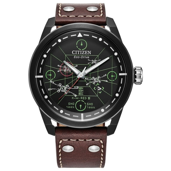 Citizen Eco-Drive Men's Star Wars X-Wing and TIE Fighter Watch - AW1738 ...
